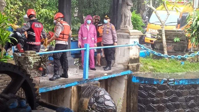 MAYAT Ditemukan Anggota Tagana di Pintu Air Dam Oongan Denpasar ...