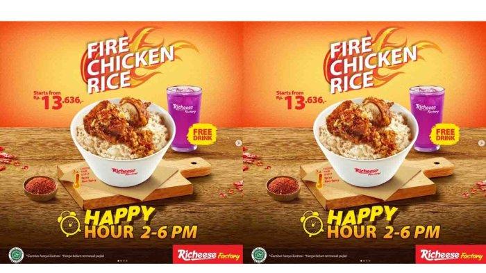 PROMO Richeese Factory Besok 23 November 2021, Fire Chicken Rice Mulai ...