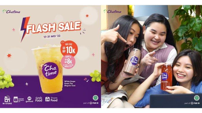 HEMAT! Promo Chatime 22-31 Mei 2022, Nikmati Kesegaran White Grape ...