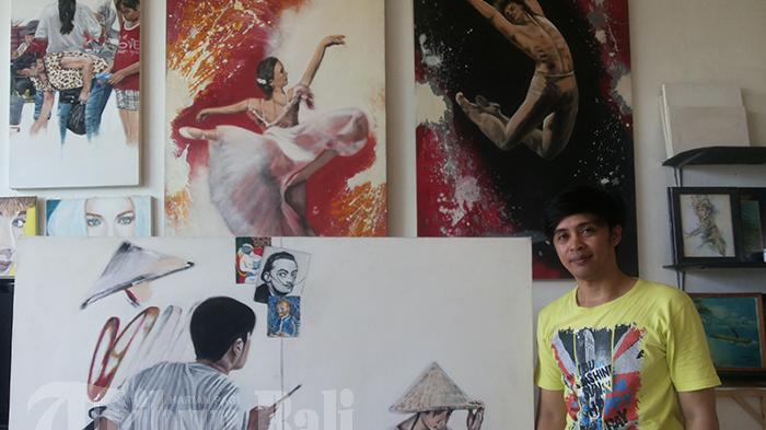 Selalu Ada Ruang Kosong di Lukisan Hendra Lim, Ini Alasannya - Tribun ...