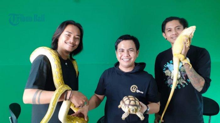 Acara Ngapel Hadirkan Komunitas Unik Ini, Pamerkan Hewan-hewan Reptil - Tribun-bali.com