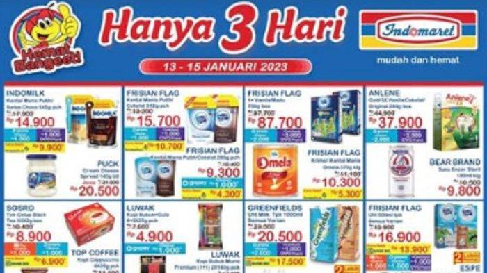 KATALOG Lengkap Promo JSM Indomaret 13-15 Januari 2023, Belanja Irit Akhir Pekan, Hemat Pakai ...