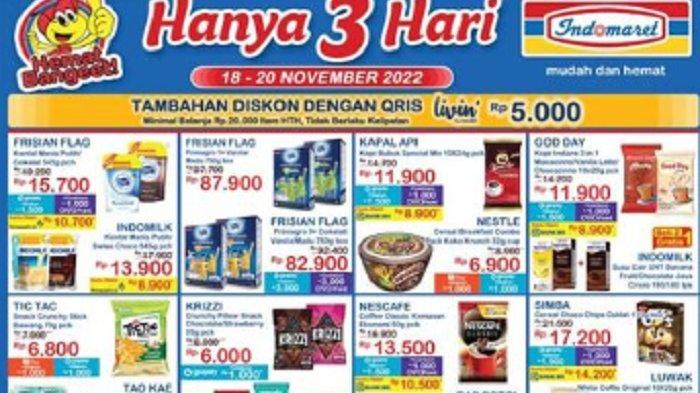 KATALOG Lengkap Promo JSM Indomaret 19-20 November 2022, Telur Beras Minyak Irit, Murah Pakai ...