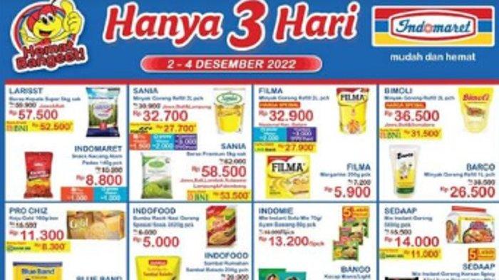 KATALOG Lengkap Promo JSM Indomaret 2 Desember 2022, Belanja Irit Awal Bulan, Hemat Pakai QRIS ...