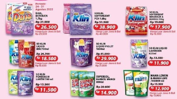 Katalog Promo Alfamart 24 Agustus 2022, Aneka Deterjen Diskon 35 % : So ...