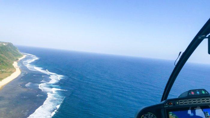 Tur Wisata Helikopter di Bali Banyak Diminati Wisatawan, 5 Jutaan Sekali Terbang - Tribun-bali.com