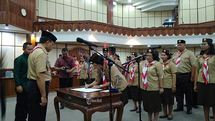 Bentuk Saka POM, Gerakan Pramuka di Bali Kini Bisa Ikut Awasi Peredaran ...