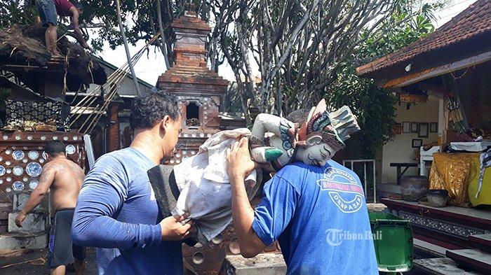 Kebakaran Pura Majapahit Denpasar Diduga Disebabkan Api Dupa - Tribun ...