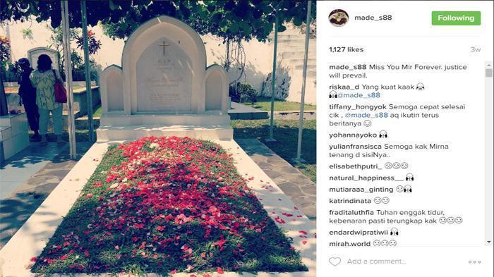 Made Sandy Salihin Posting Foto Makam Wayan Mirna, Ini Pesannya Bagi ...