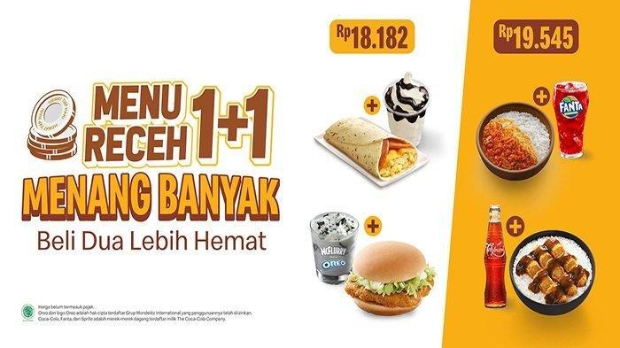Promo McD Hari Ini Senin 1 Februari 2021, Menu Receh Menang Banyak ...