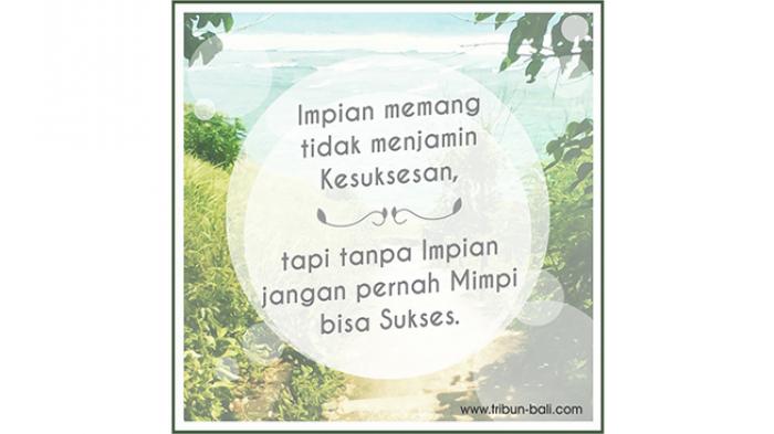 Kekuatan Impian, Ini Alasan Kenapa Anda Harus Terus Bermimpi - Tribun ...