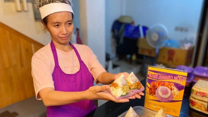 Kuliner Bali : Nasi Jinggo Warna Ungu Dari Ubi Ungu, Buat Konsumen ...