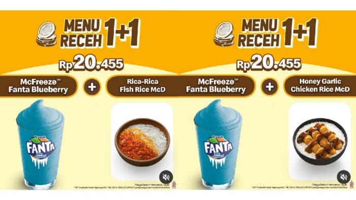 Promo McD Juni 2022, McFreeze Fanta Blueberry + Rica-rica Chicken Rice ...