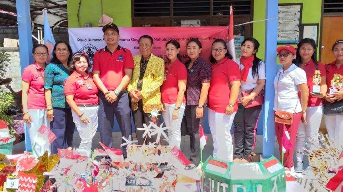 Rayakan HUT ke-74 Kemerdekaan RI, PAUD Segugus Nakula Desa Kesiman ...