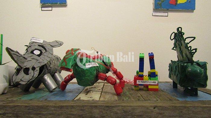 Pameran Karya Seni Little Stars School, Siswa Manfaatkan Barang bekas ...