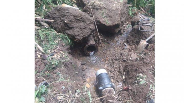 Pipa Induk Bangbang Putus Akibat Longsor, Beberapa Wilayah di Klungkung ...