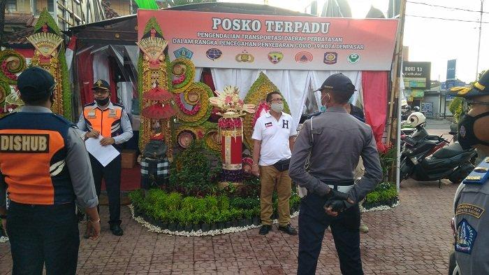 BREAKING NEWS! Pemberlakuan PKM di Denpasar Resmi Dimulai, Petugas ...