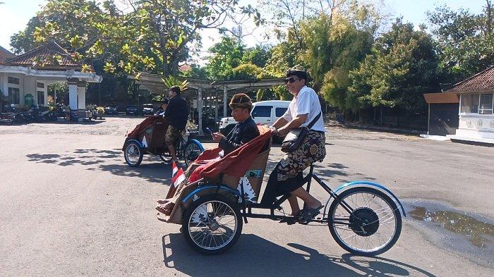 BECAK LISTRIK di Bali, Pengoperasian Pertama di Jatiluwih, Wiranto ...