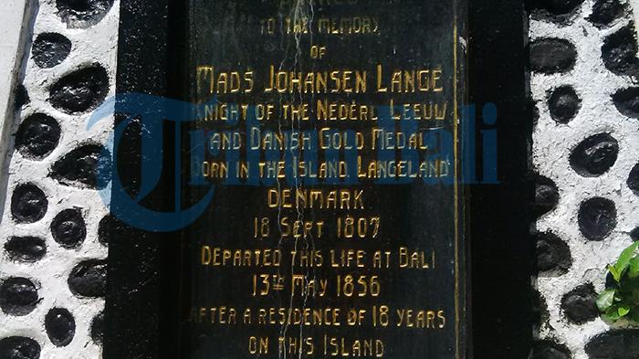 Mads Lange Disebut Berjasa Damaikan Raja Bali dan Kompeni - Tribun-bali.com