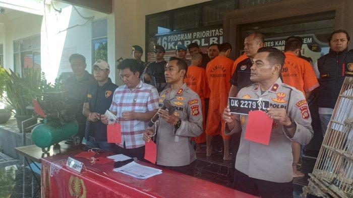 Operasi Sikat Agung, 6 Pelaku Kasus Pencurian Diamankan Polres Karangasem - Tribun-bali.com