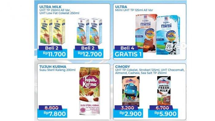 PROMO Alfamart 8 Mei 2021, Susu Ultra Milk Beli 2 Rp 11 Ribuan, Biskuit ...