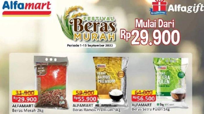 BERAS DISKON, Promo Alfamart 8 September 2022, Aneka Beras Turun Harga ...