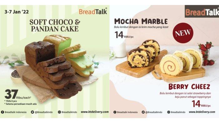 BARU! Promo BreadTalk Januari 2022, Pandan & Choco Soft Cake Rp 37 Ribu ...