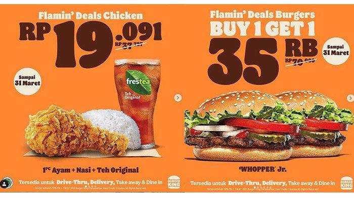 Promo burger king store