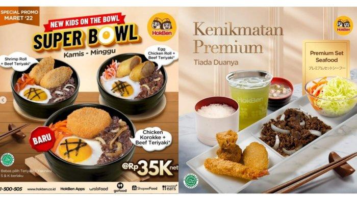 Super Bowl! Promo HokBen 24-27 Maret 2022, Chicken Korokke + Beef Teriyaki Rp 35 Ribuan - Tribun ...