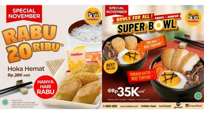 Masih Berlangsung! Promo HokBen di November 2021, 1 Paket Hoka Hemat Hanya Rp 20 Ribu - Tribun ...