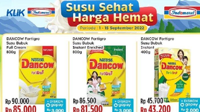 SUSU DISKON, Promo Indomaret 12 September 2022, Dancow Zee Boneeto Ada ...