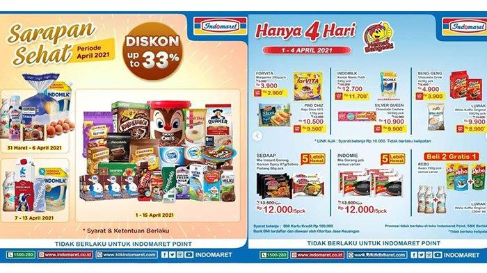 PROMO Indomaret Terbaru 3 April 2021 Sarapan Diskon 30%, Promina Beli 1 ...