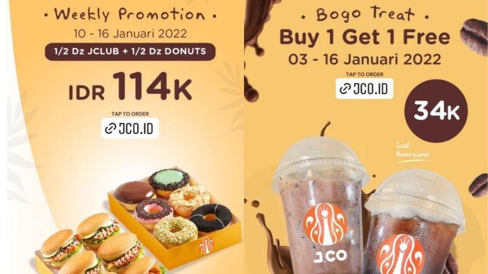 PROMO J.CO Hari Ini 15 Januari 2022, Harga Spesial untuk 1/2 Lusin ...