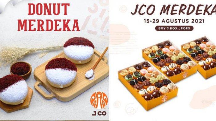 PROMO JCO 16 – 31 Agustus 2021, Donat Merah Putih, 72 JPOPS Rp 105 Ribu ...