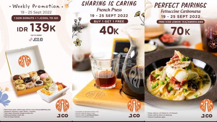 NEW! Promo J.CO 19-25 September 2022, Nikmati 1 Lusin Donut + 1 Jcool ...