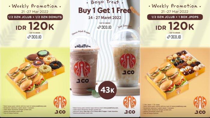 HINGGA 27 Maret 2022, Promo J.CO Terbaru, Ada Buy 1 Get 1 Free Hanya ...