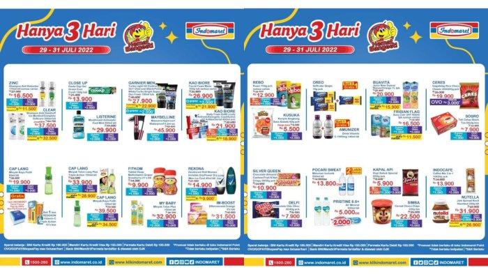 Terakhir, Promo JSM Indomaret 31 Juli 2022, Diskon Migor, Ponds dan ...