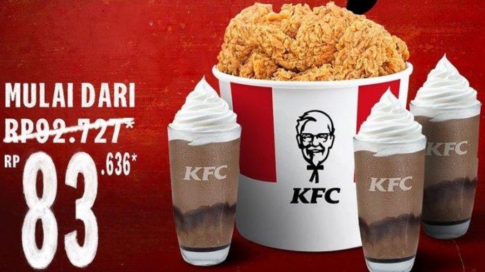PROMO KFC Jumat 26 Februari 2021, 14 pcs Ayam Goreng Gratis 3 Mocha Float Cuma Rp 83 Ribuan ...