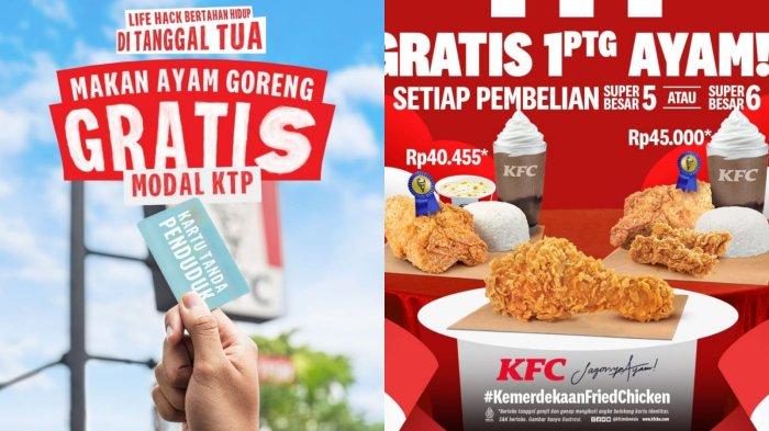 Promo KFC 26-31 Agustus 2022, Dapatkan Ayam Goreng Gratis dengan Hanya Menunjukan KTP, Ini ...