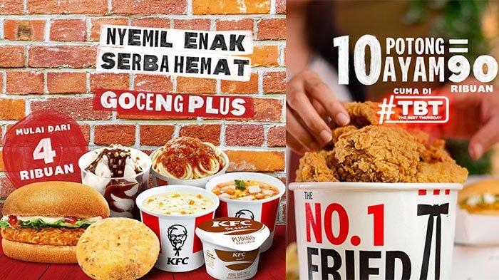 PROMO KFC Kamis 7 Oktober 2021: Menu Goceng Plus Rp4 Ribuan, Burger ...