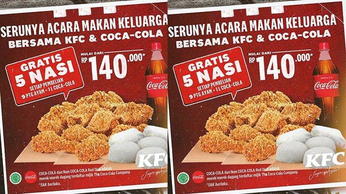 PROMO KFC Hari Ini Minggu 13 Juni 2021: Makan Bareng di Akhir Pekan Mulai Rp140 Ribuan - Tribun ...