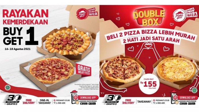 BARU! Promo Pizza Hut 16-18 Agustus 2021, Beli 1 Regular Pizza Gratis 1 ...