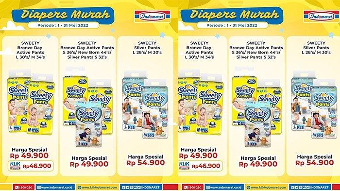 PROMO Diapers Murah Indomaret Hari Ini 16 Mei 2022: Popok Sweety Mulai ...