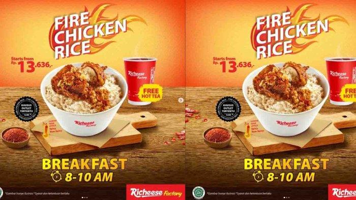 Promo Richeese Factory Minggu Ini 13-19 Desember 2021, Fire Chicken ...