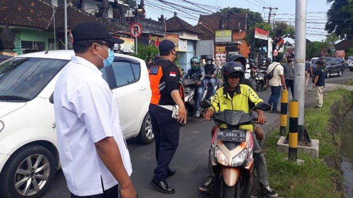16 Pelanggar Terjaring Razia Masker di Peguyangan Kangin Denpasar, Ada yang Tak Hafal Pancasila ...
