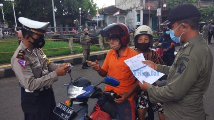 Ops Zebra Agung, Satlantas Jembrana Sasar Kartu Vaksin Covid-19 - Tribun-bali.com
