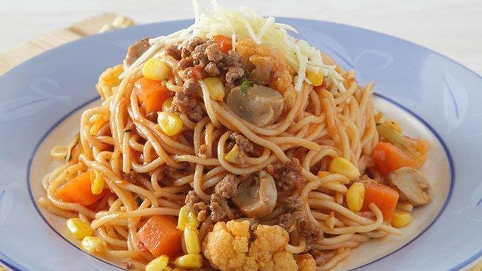 Resep Spaghetti Siram Saus Daging, Mudah Dibuat, Cocok buat Kudapan ...