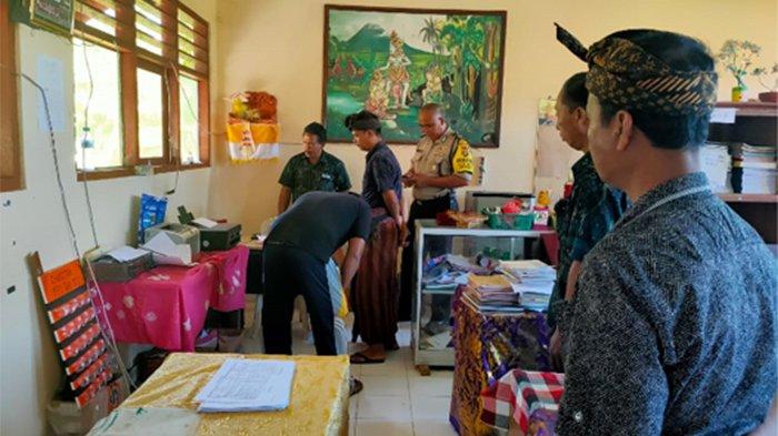 SDN 1 Baru dan Pura Dalem Pinge Tabanan Kecurian, Begini Kesaksian Guru ...