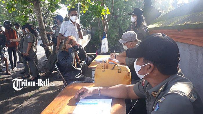 Pelanggar Masker di Denpasar Meningkat, 41 Orang Terjaring di Desa Dauh Puri Kauh - Tribun-bali.com