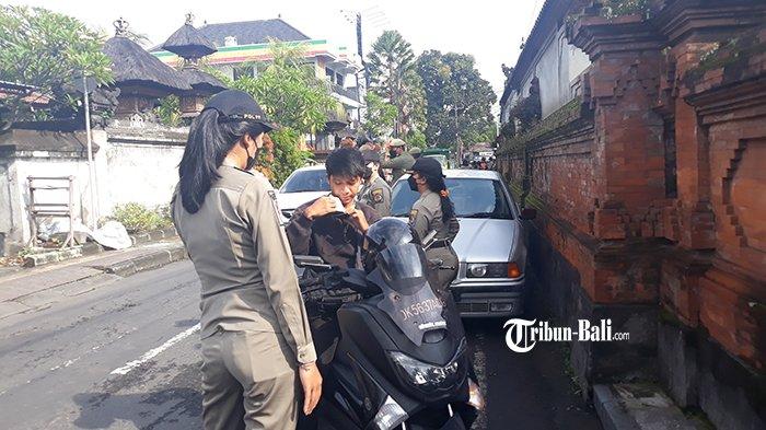 Sidak Masker Kedua Tahun 2022, 24 Pelanggar Terjaring di Denpasar - Tribun-bali.com